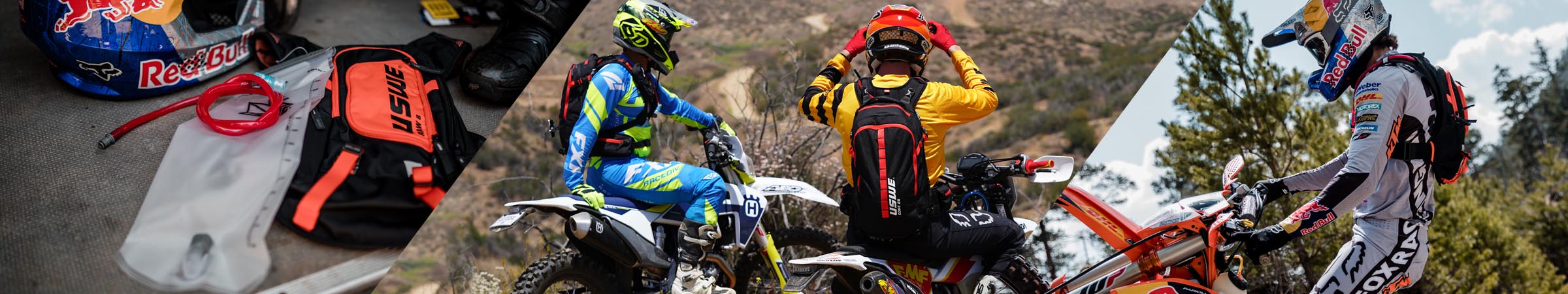 USWE Off-road and Enduro Hydration Packs - Secure & Durable
