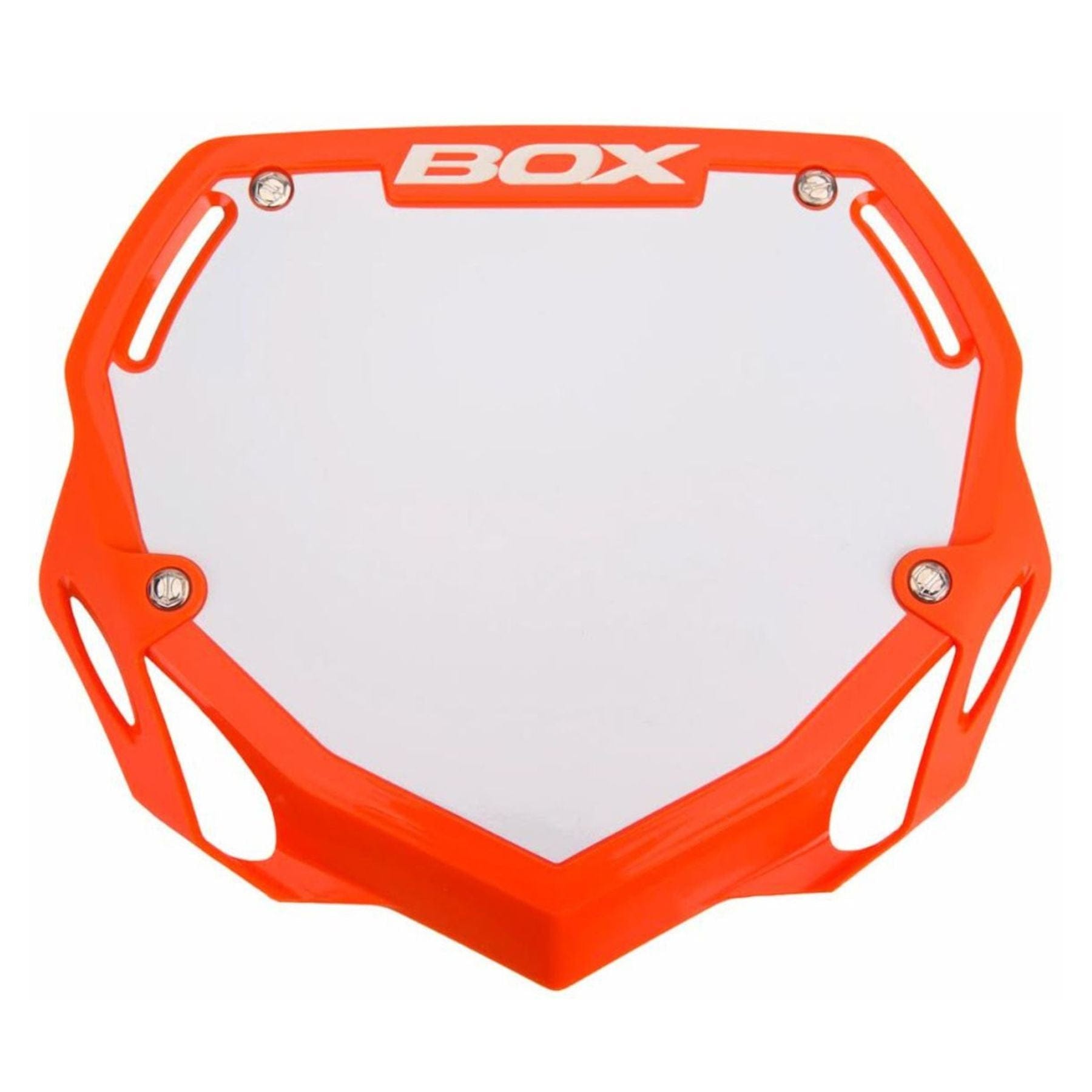 Box One BMX Racing Number Plate - Orange | 8Lines Shop