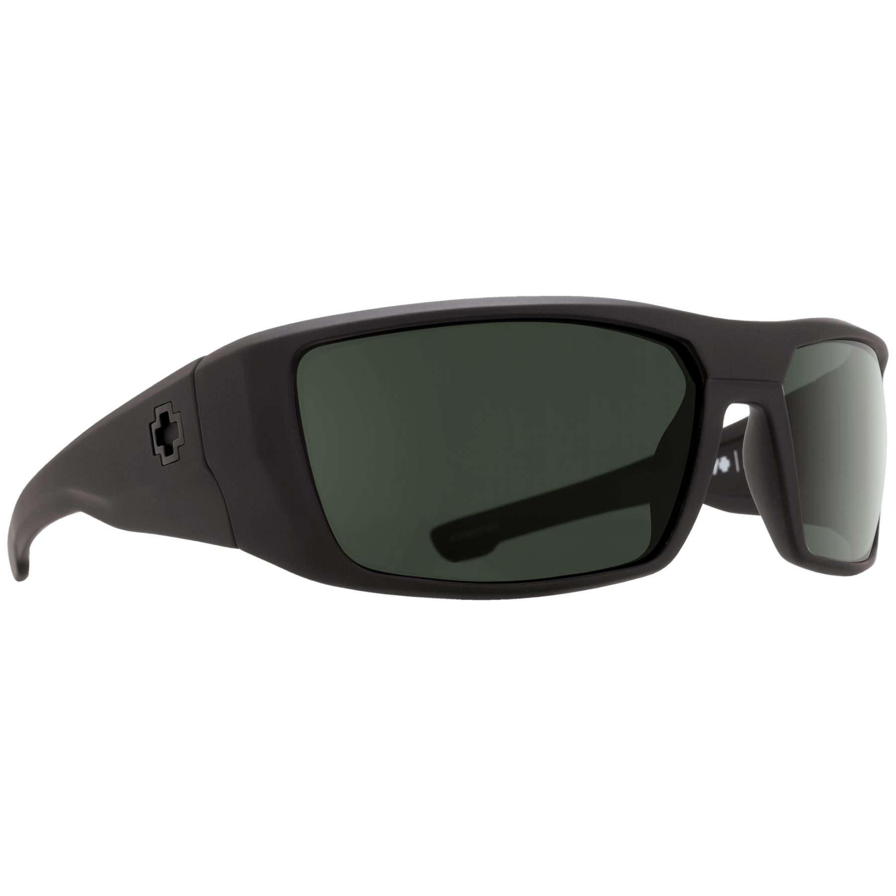 SPY DIRK Sunglasses, Happy Lens - Soft Matte Black